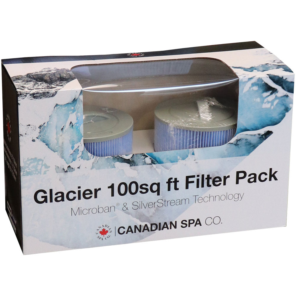 Glacier Antimicrobial 100 Sq Ft Filter Set – Great Lakes Spas